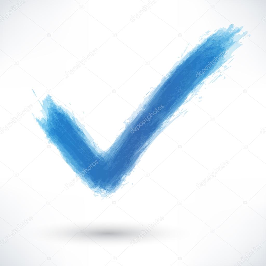 Blue Check Mark Clipart