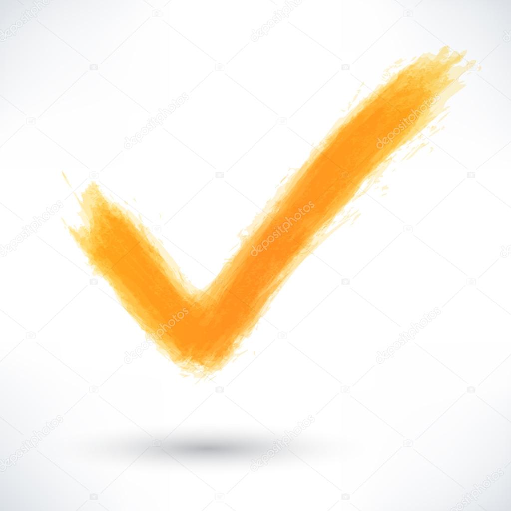 Orange Check Mark