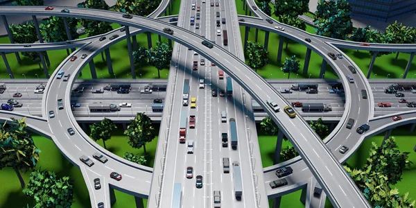 Complex freeway interchange Stock Photos, Royalty Free Complex freeway ...