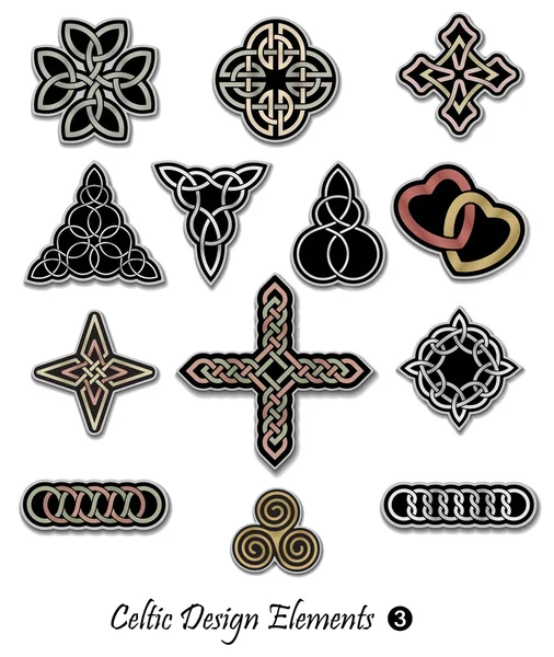 Celtic design elements — Stock Vector © infografx #24397033