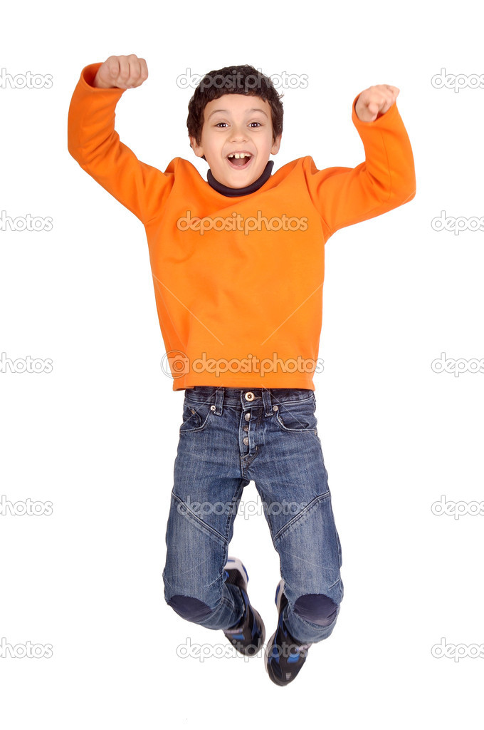 Boy jumping Stock Photo by ©verkoka 25626679