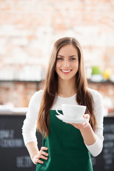 Waitress serving coffee Stock Photo by ©pikselstock 23639297