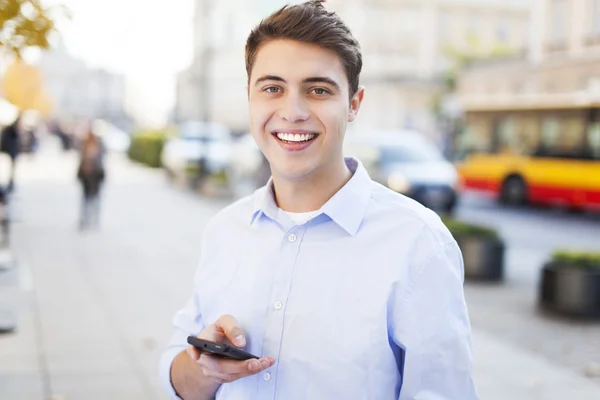Man showing thumbs up — Stock Photo © pikselstock #28008163