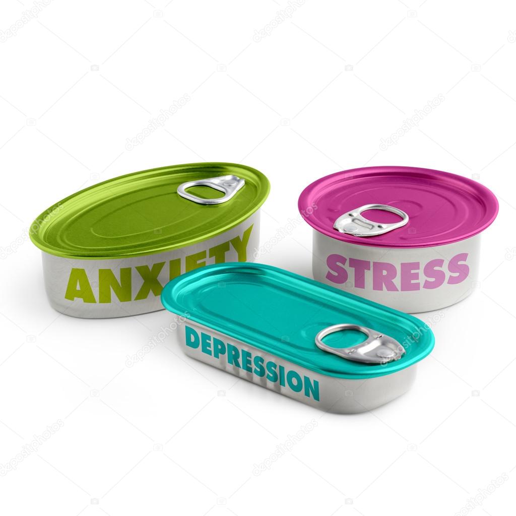 Three cans of aluminum on a white background — Stock Photo © paulistano ...