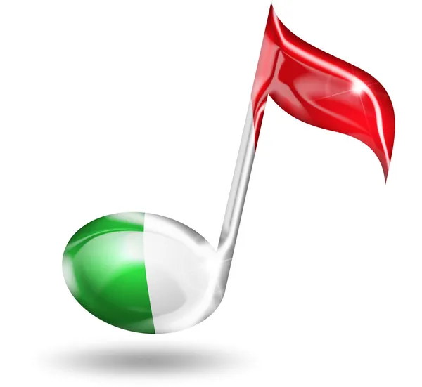 Musical note with german flag colors — Stock Photo © paulistano #29793845