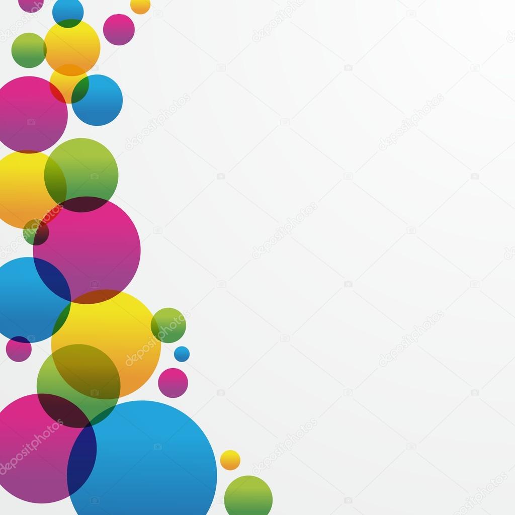 Creative coloured circles background Stock Vector by ©nicousnake 33505005