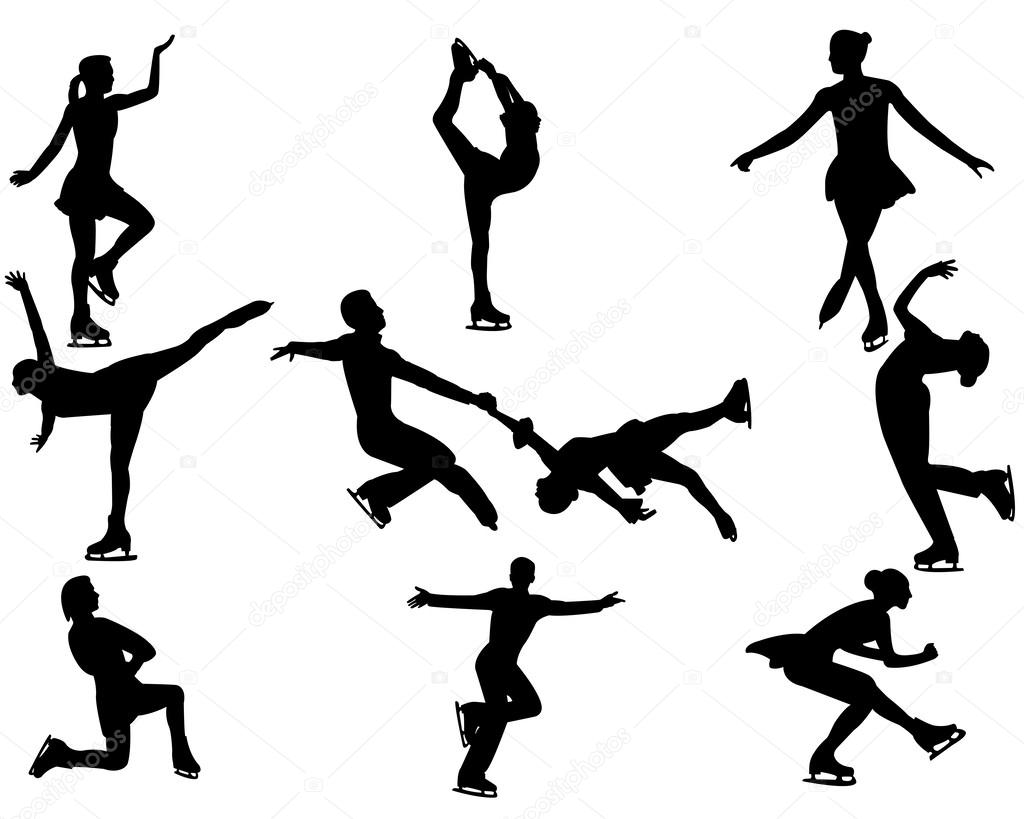 Figure-skating Stock Vector Image by ©mayboro1964 #32600053