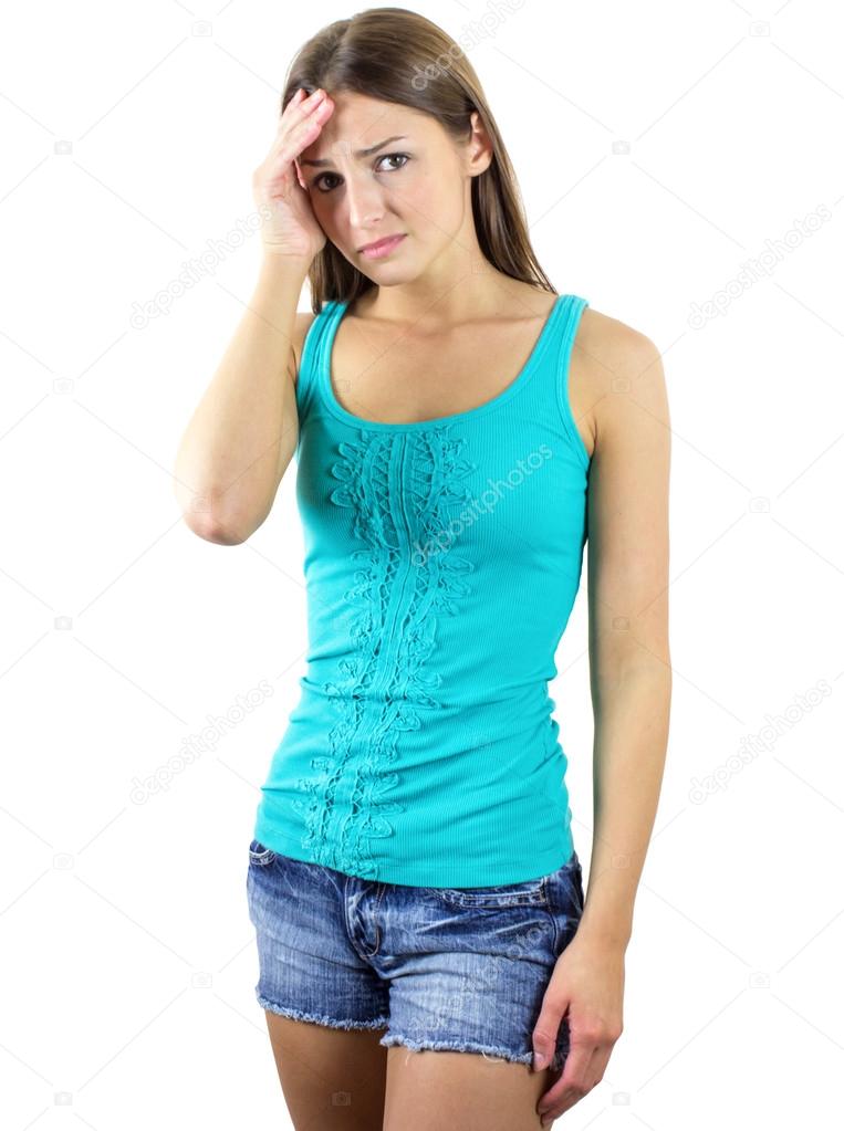 Embarrassed young woman Stock Photo by ©Jaim924 28254011