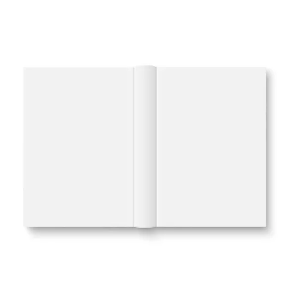 Blank book template with soft shadows. — Stock Vector © gruffi #34566475