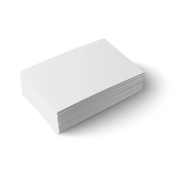 Stack of blank business card. ⬇ Vector Image by © gruffi | Vector Stock ...