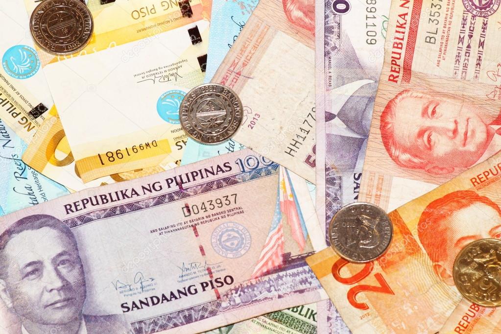 Banco Filipino Notas — Foto de stock © tethysimaging #34035559