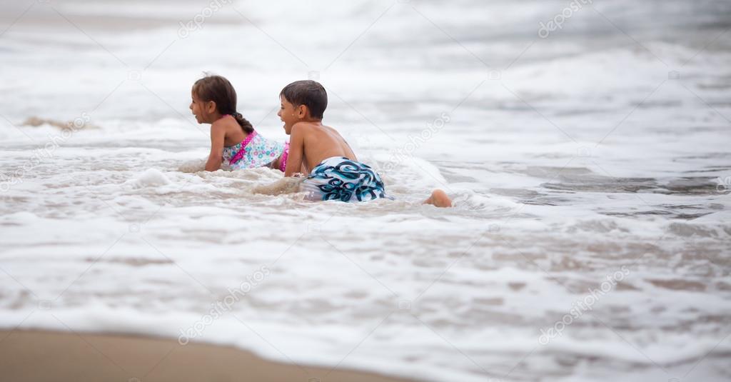 Fun in the waves — Stock Photo © waldru #36296821