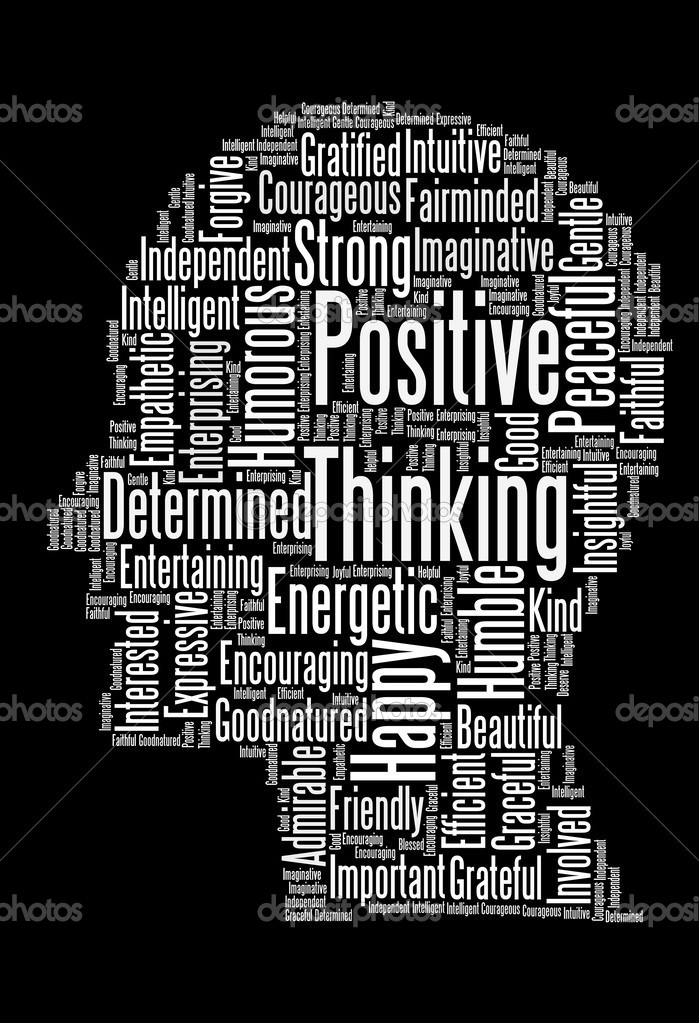Positive Word Collage