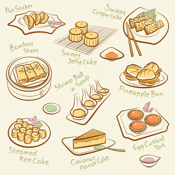Chinese food drawing Vector Images, Royalty-free Chinese food drawing ...