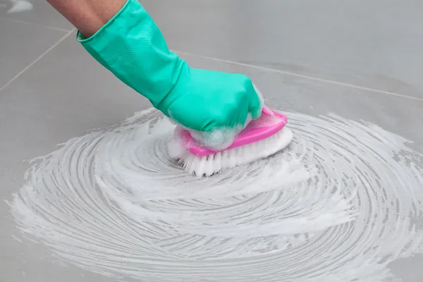 Scrubbing the floor Stock Photos, Royalty Free Scrubbing the floor ...