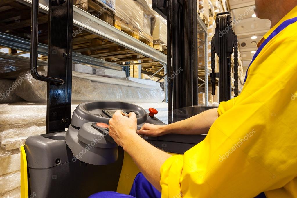 Forklift operator Stock Photo by ©photographee.eu 30961461