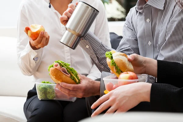 Fast break during work - Stock Image - Everypixel