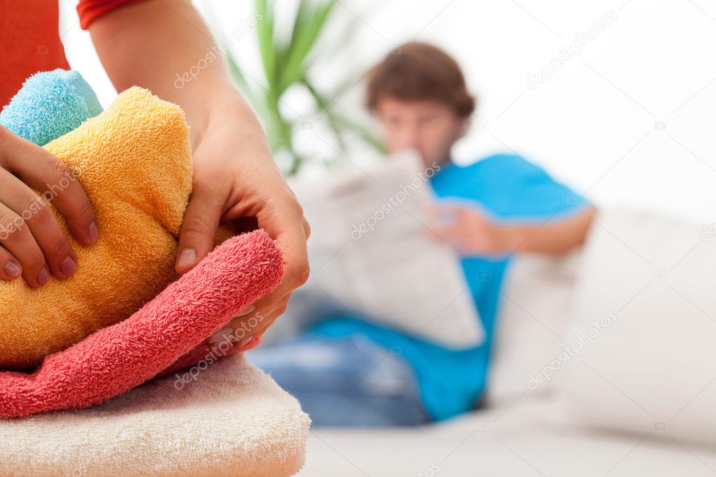 Cleaning house — Stock Photo © photographee.eu #38445481