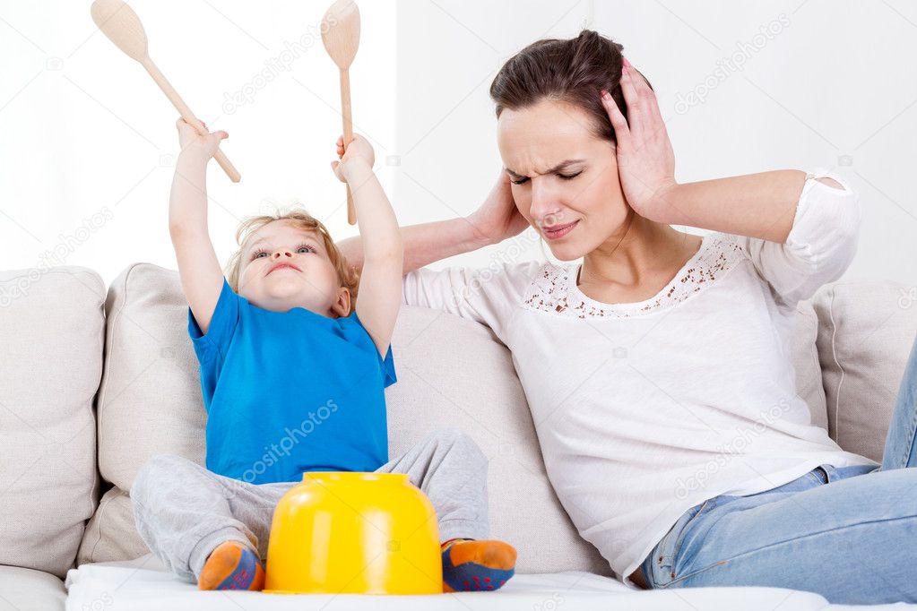 Child having fun very loud — Stock Photo © photographee.eu #47454021