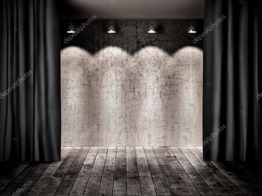 Old stage background Stock Photo by ©kantver 26151323