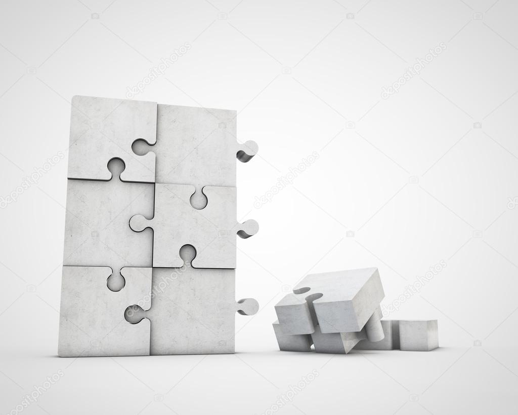 Building puzzle — Stock Photo © kantver #27729751