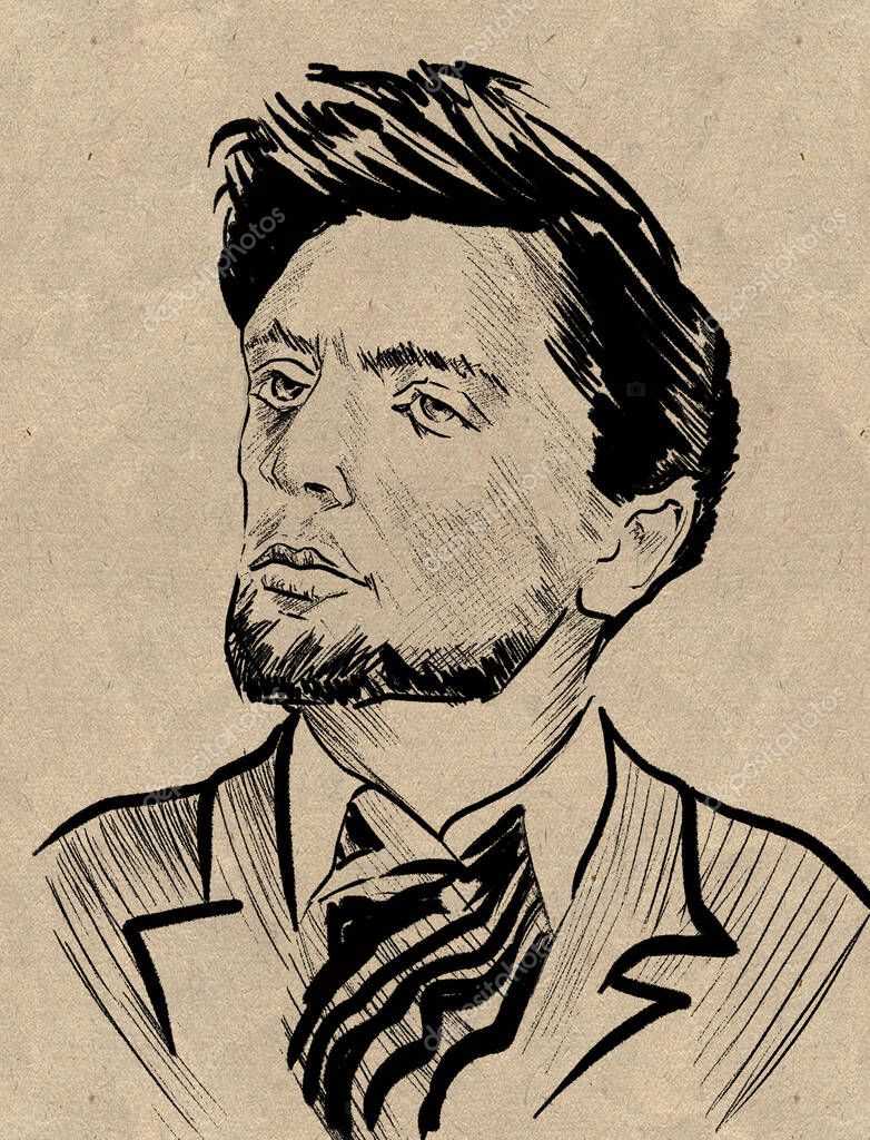 Amedeo Modigliani, (born 1884) Italian artist and sculptor, one of the ...