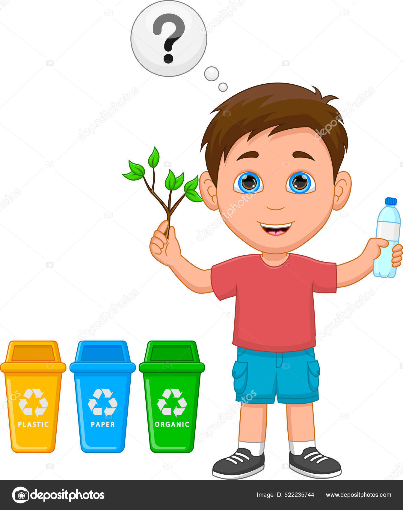 Taking Out The Trash Clip Art