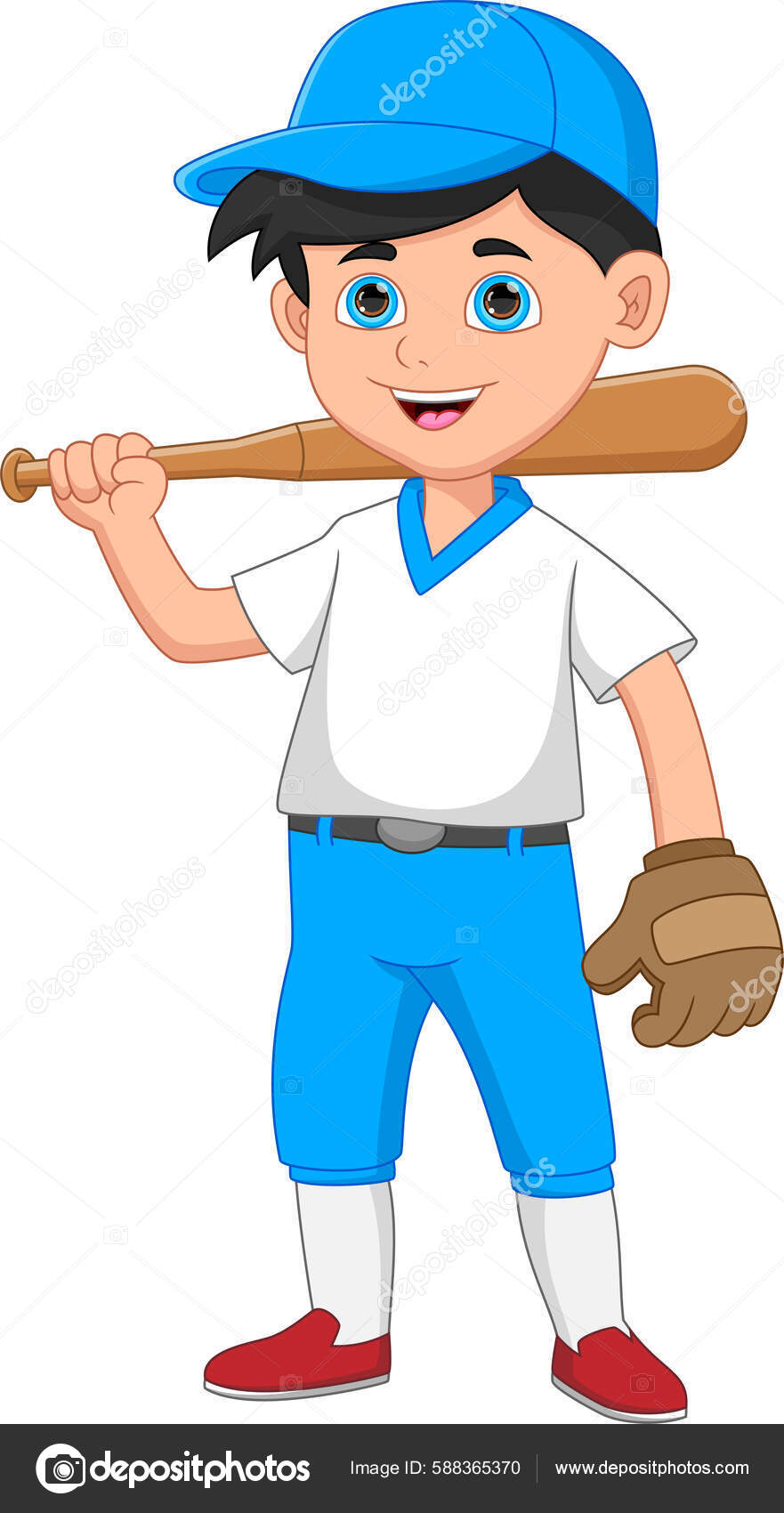 Baseball Player Cartoon