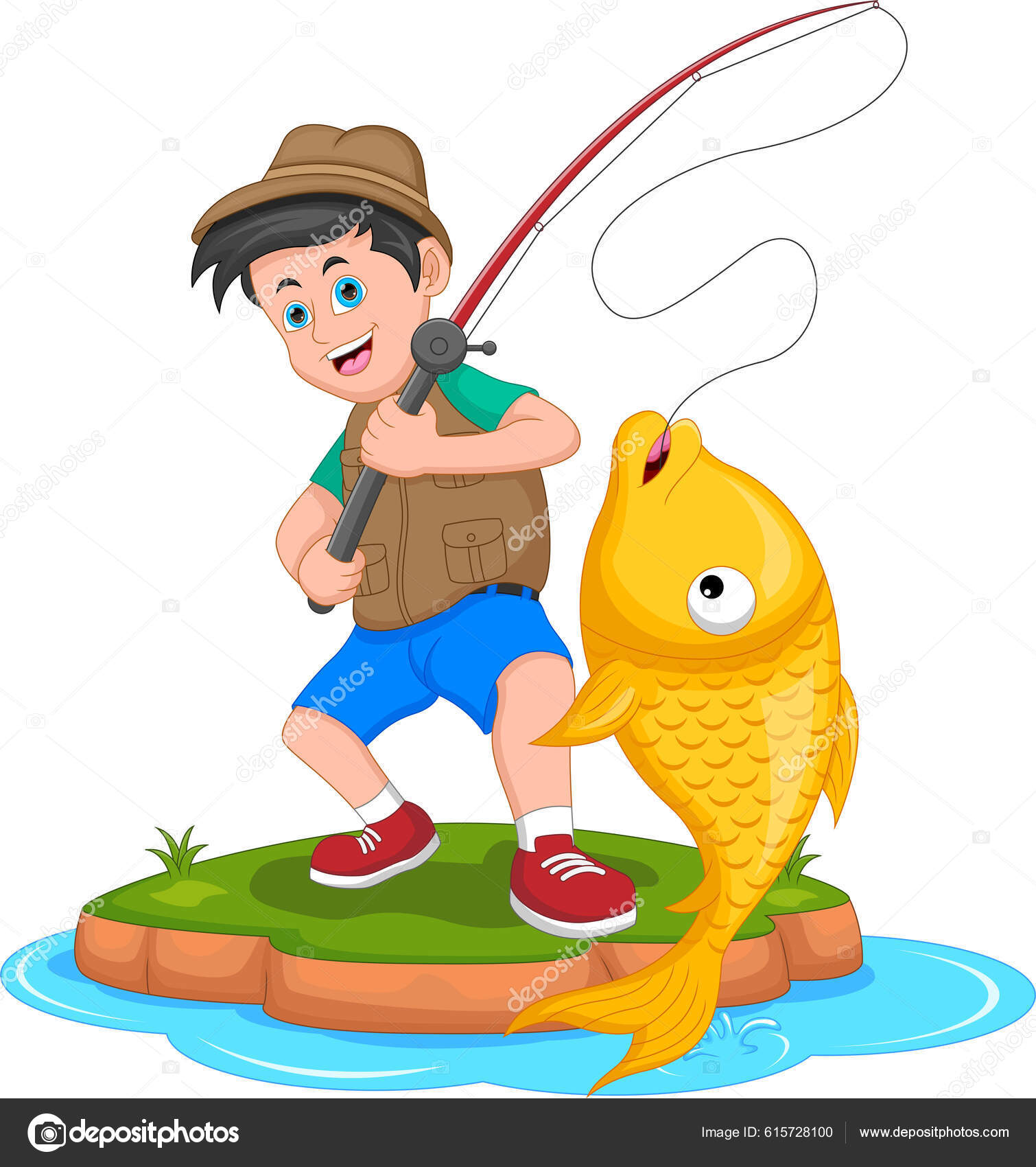 Imágenes De Dibujos Animados De Pesca