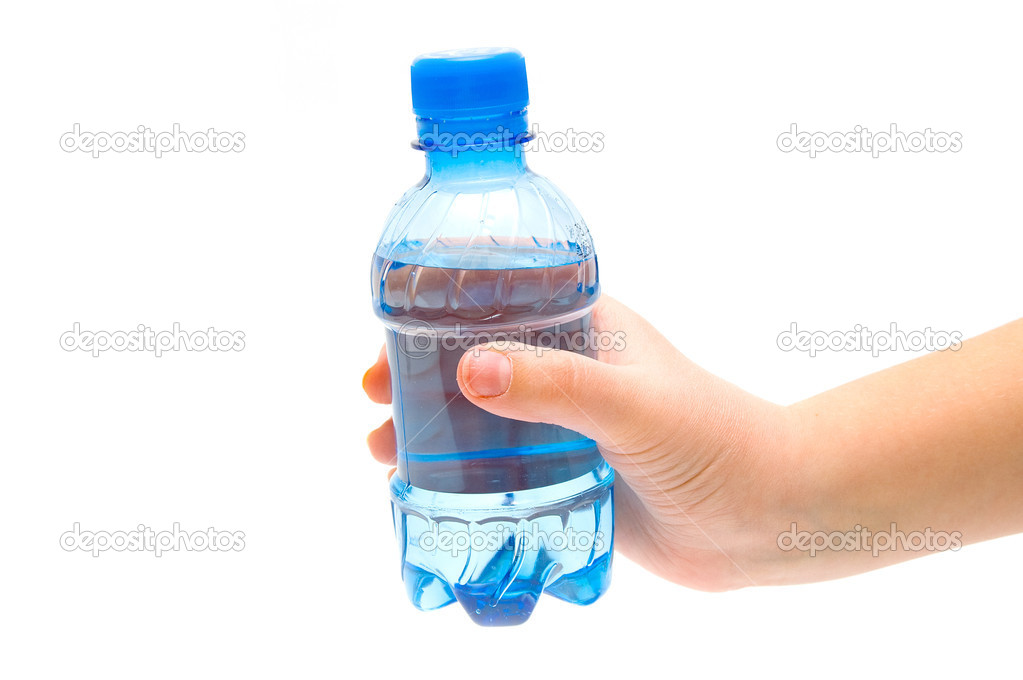 Hand holding plastic bottle Stock Photo by ©lipsky 32183751