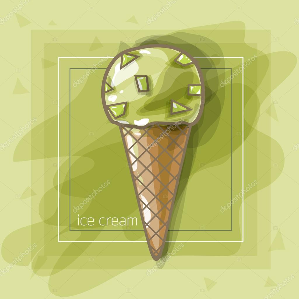 I love ice cream — Stock Vector © Vereteno #25895511