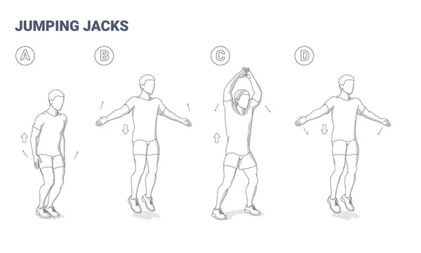 Jumping jack Vector Art Stock Images | Depositphotos