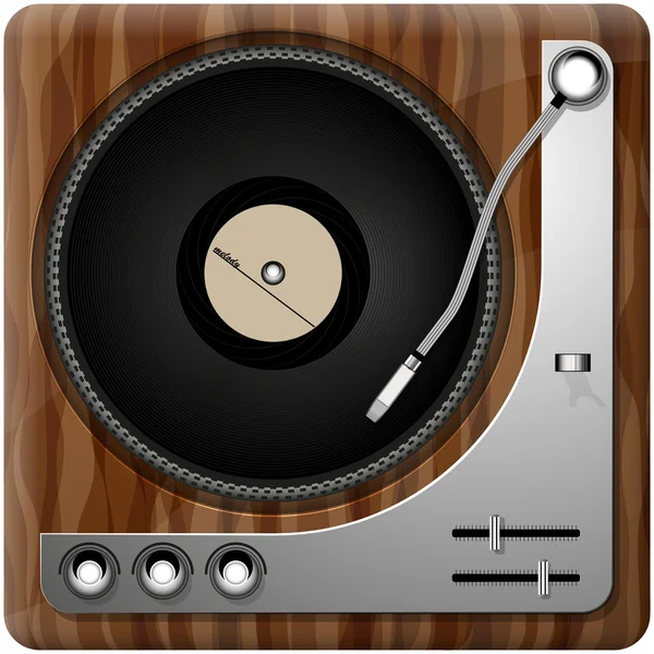 Interface Turntables on Whete Background Stock Vector Image by ...
