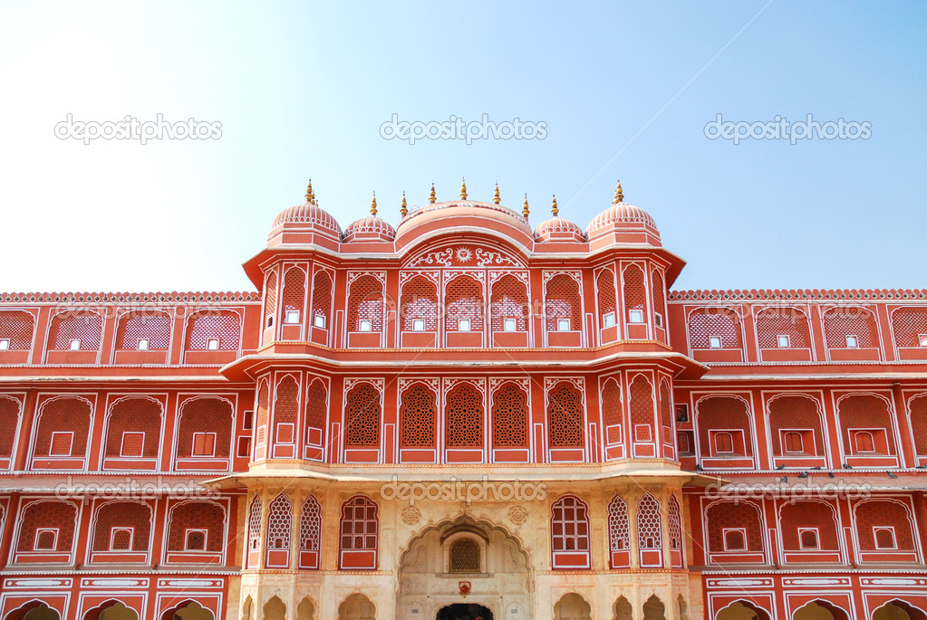 Chandra Mahal at Jaipur City Palace Stock Photo by ©acmanley 43337885