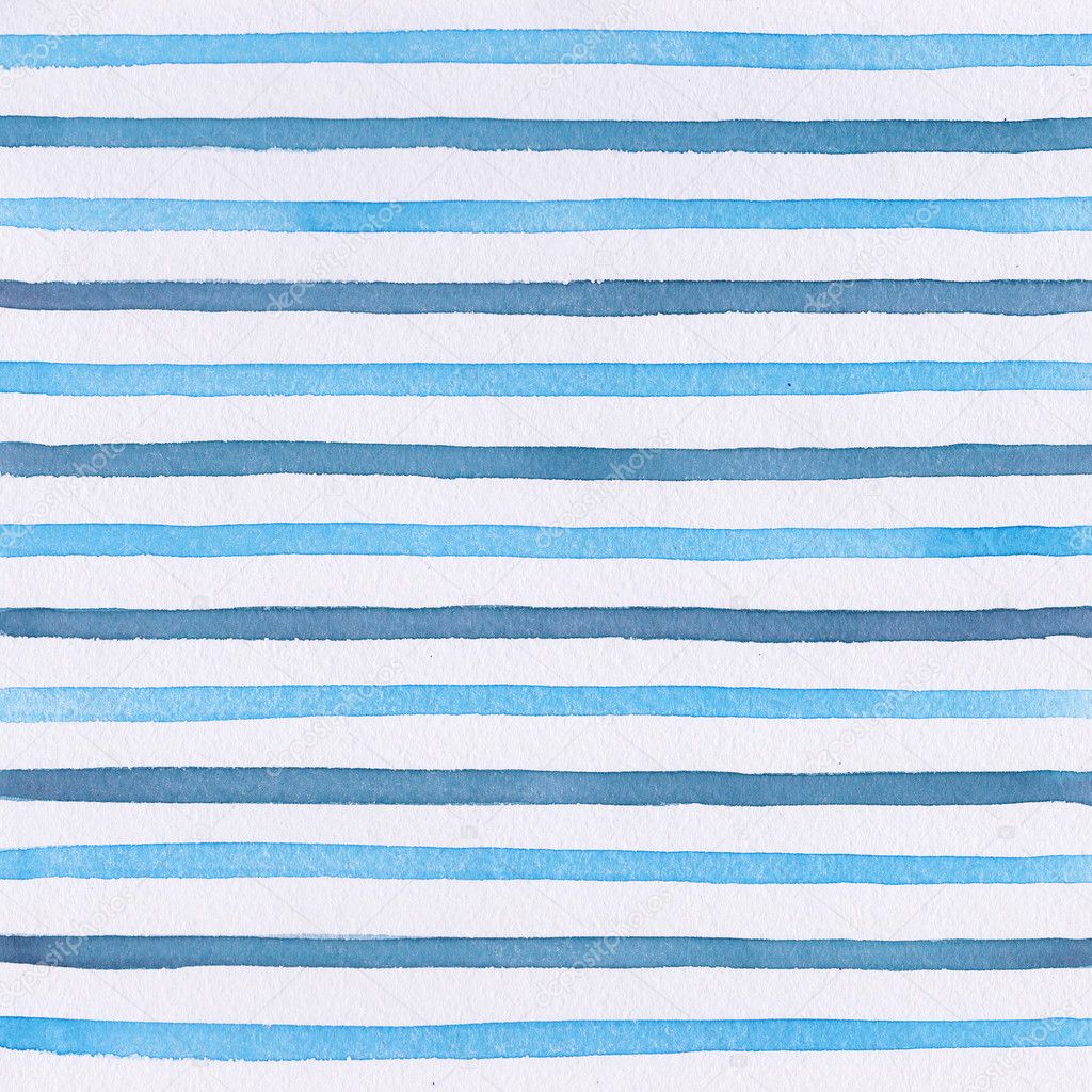 Watercolor blue stripes — Stock Photo © Marfusha #50713229