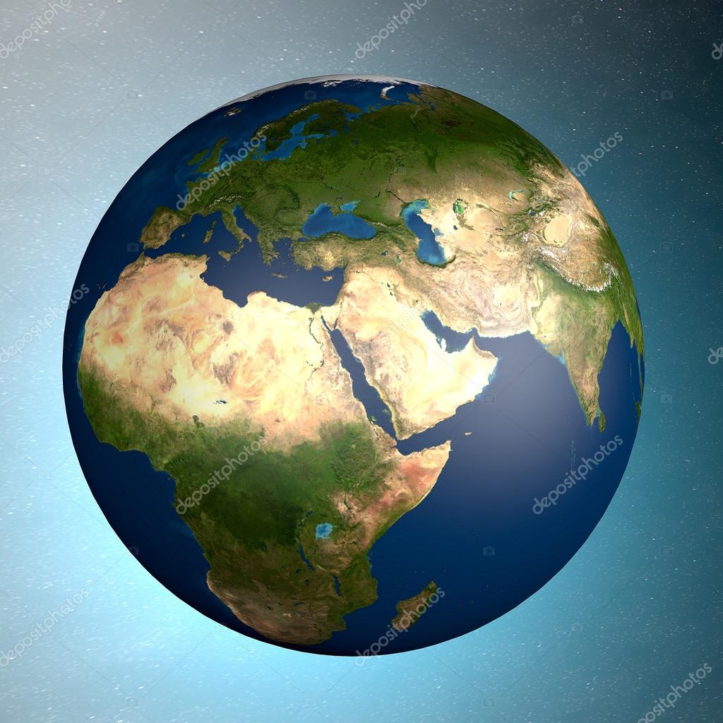 Mundo globo terráqueo Oriente Medio 2022