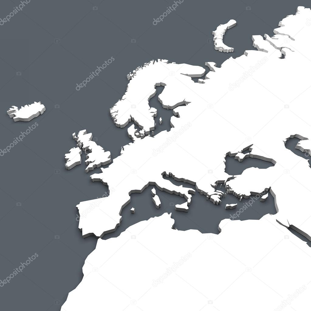 Europe map — Stock Photo © vampy1 #40184967