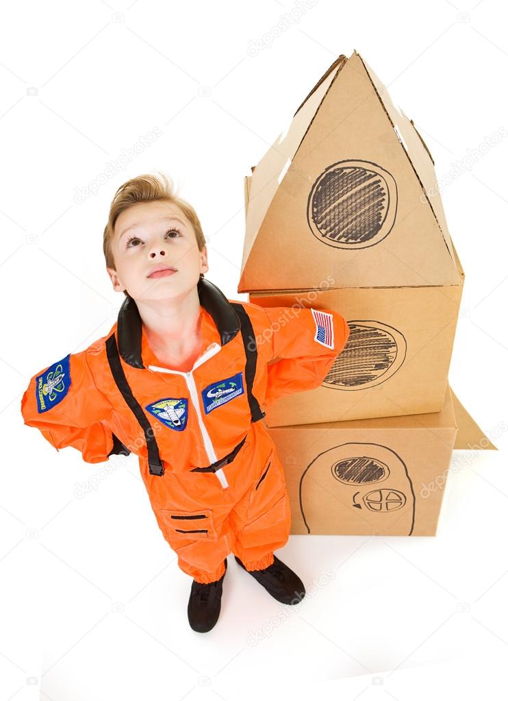 Astronaut: Boy Astronaut Looks Skyward Stock Photo by ©sjlocke 26174195
