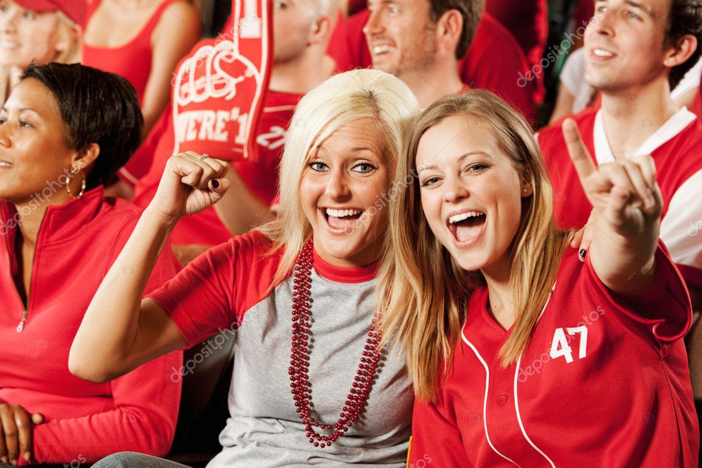 Overly Excited Basball Fans