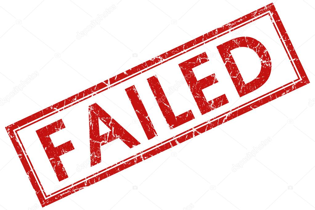 Transparent Fail Stamp