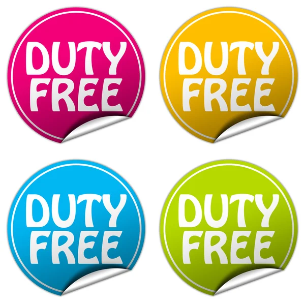 AVAILABLE NOW round stickers set on white background Stock Photo by ...