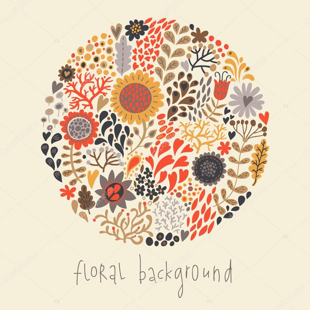 Fondo Circular En Diferentes Fondo De Patrón De Forma Geométrica