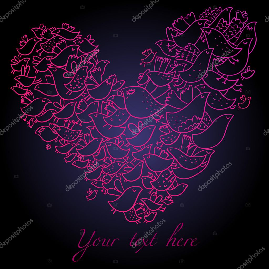Stylish heart symbol Stock Vector by ©smilewithjul 25303865