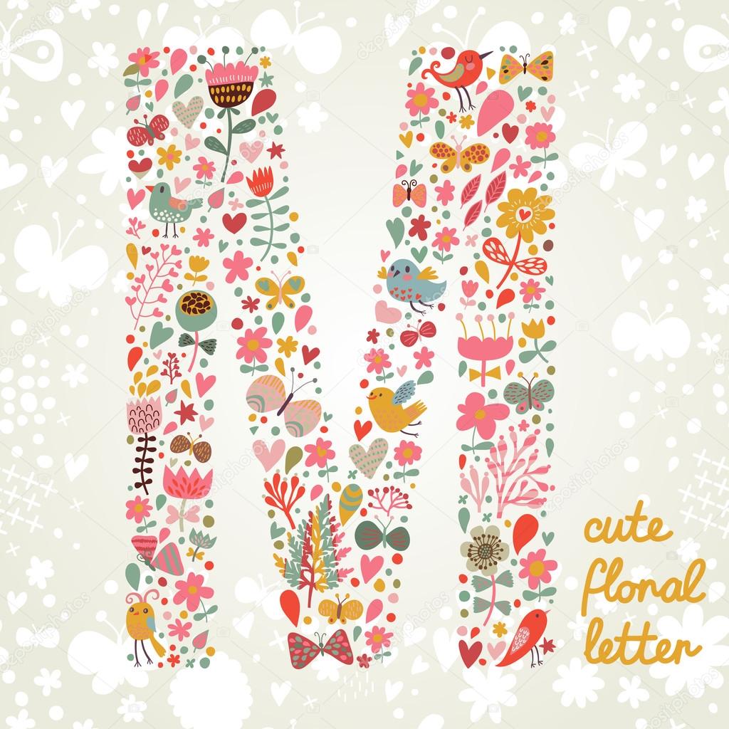 The letter M. — Stock Vector © smilewithjul #44228835