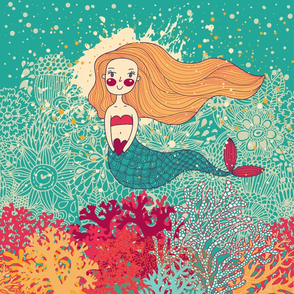 100,000 Mermaid card Vector Images | Depositphotos