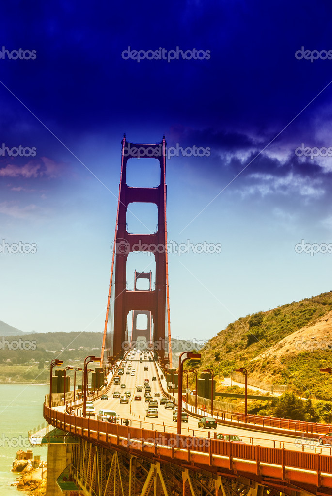 Beautiful view of Golden Gate bridge — Stock Photo © dade72n #44497395