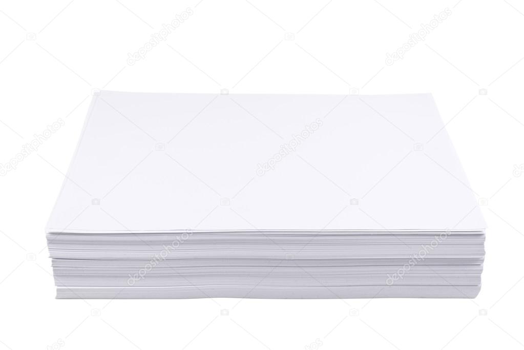 Stack of a4 size white paper sheet Stock Photo by ©exopixel 25984527