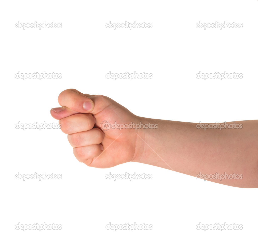 Offensive hand gesture isolated Stock Photo by ©exopixel 26315131