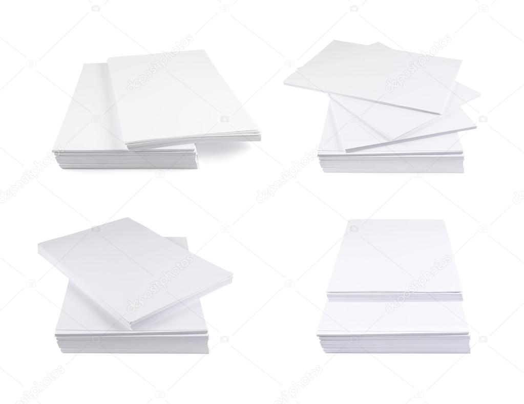 Stack of a4 size white paper sheet Stock Photo by ©exopixel 28617143