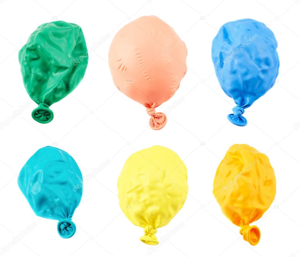 Deflated balloon isolated — Stock Photo © exopixel #44629883